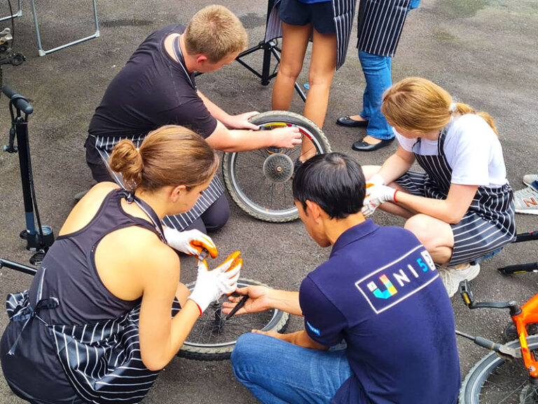 Students benefit from service learning and community work projects