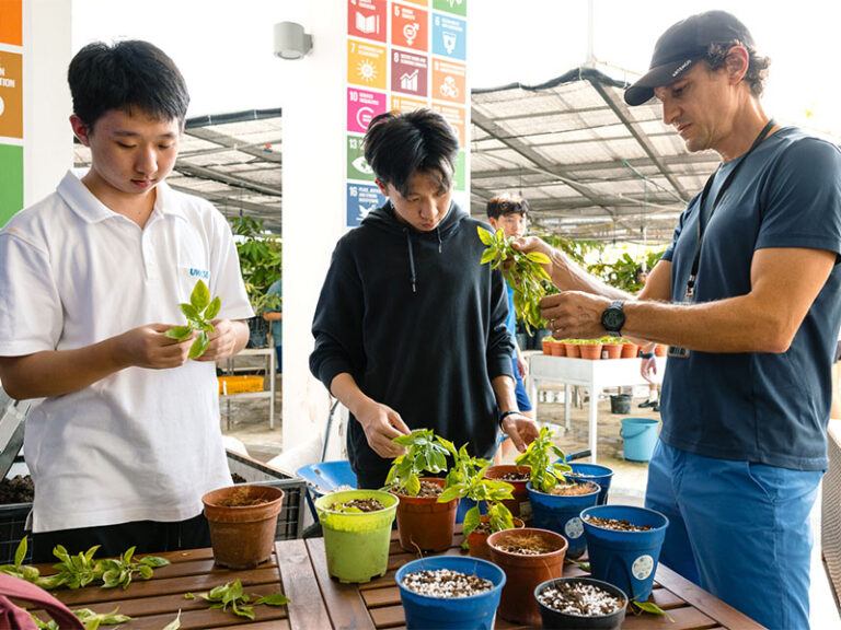 Students benefit from service learning and community work projects