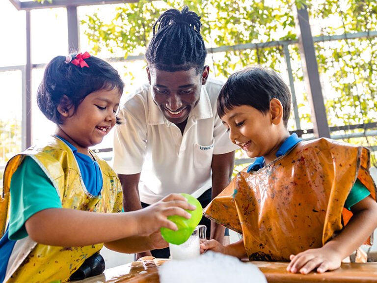 Students benefit from service learning and community work projects