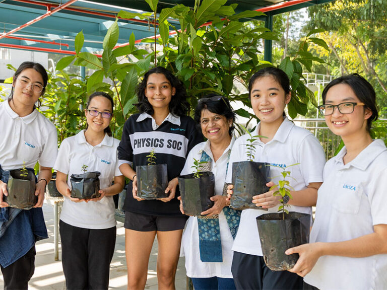 Students benefit from service learning and community work projects