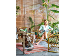 Harriet's used second-hand furniture to create her Singapore home