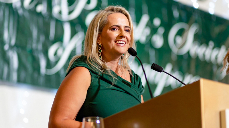Being the St Patrick's Society President is just one of Joy's roles