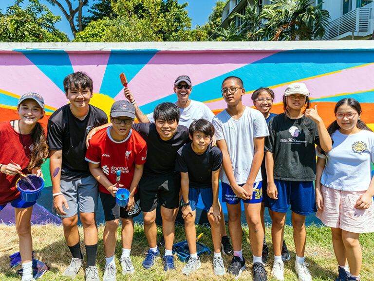 Service Learning and Community Service by International Schools